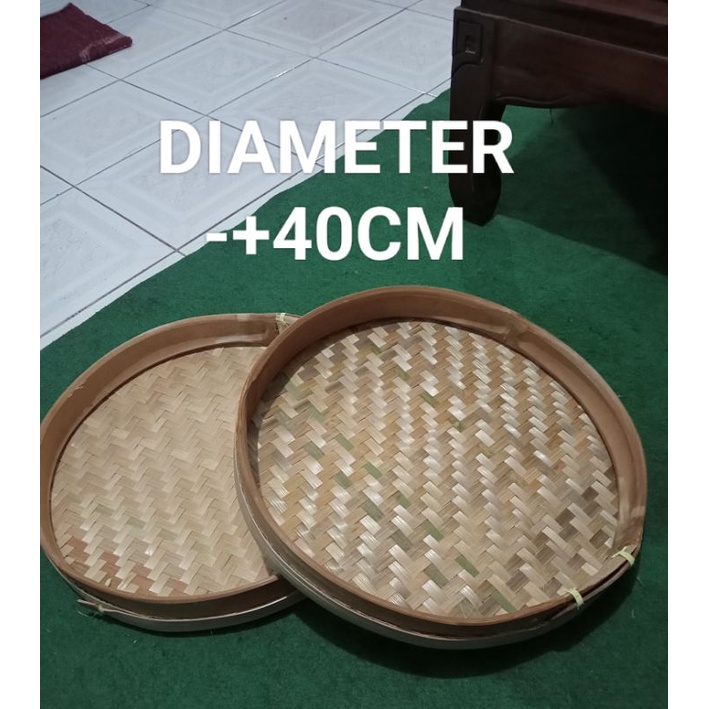 Jual tampah bambu/tampah tumpeng/tedok/tempat bumbu bambu | Shopee ...