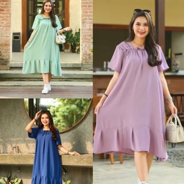 Jual Promo DASTER CRINKLE LAURA II LAURA DRES CRINKLE II DASTER FUJI CRINKLE II BAJU DASTER HMG ...