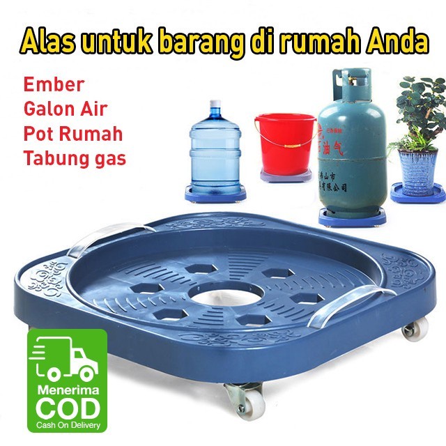 Jual BAGUS BELI Alas dasar tatakan Dudukan Tabung kompor Gas rak roda ...