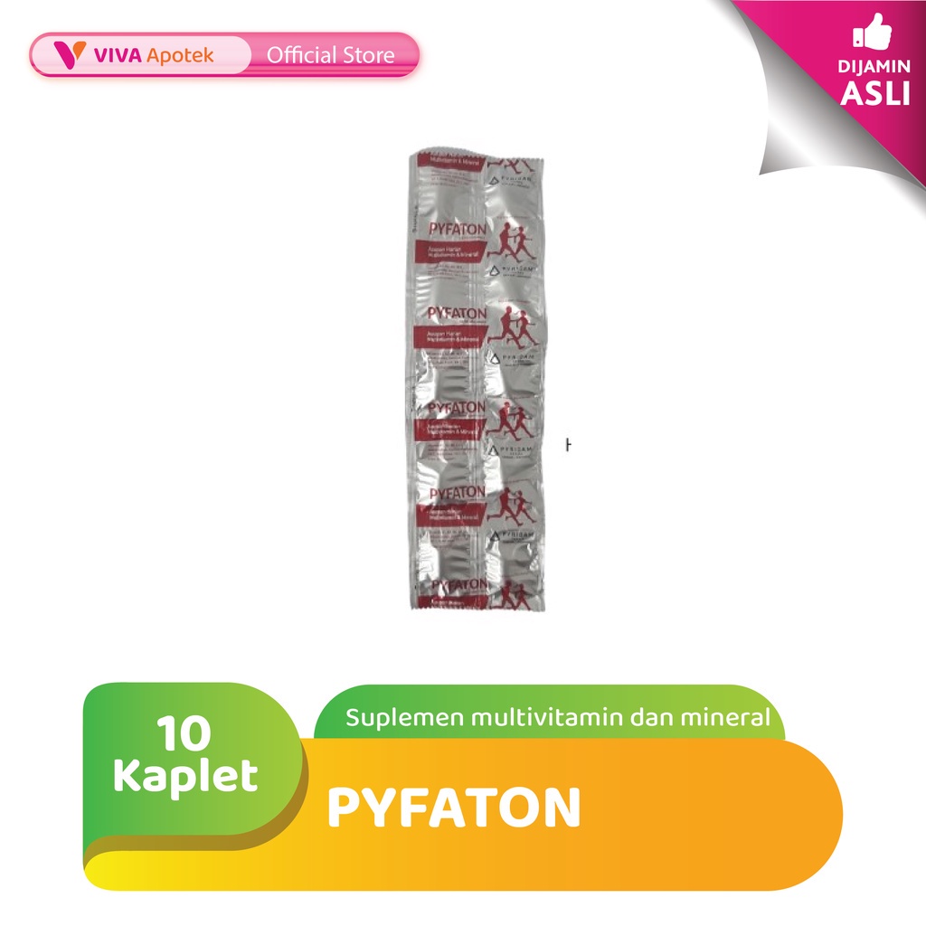 Jual Pyfaton Memenuhi Kebutuhan Vitamin (10 Kaplet) | Shopee Indonesia