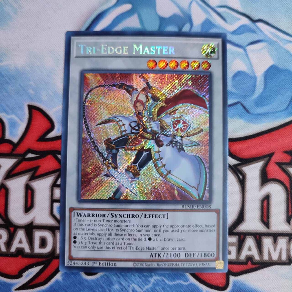 Jual yugioh tri edge Master BLMR secret rare original | Shopee Indonesia