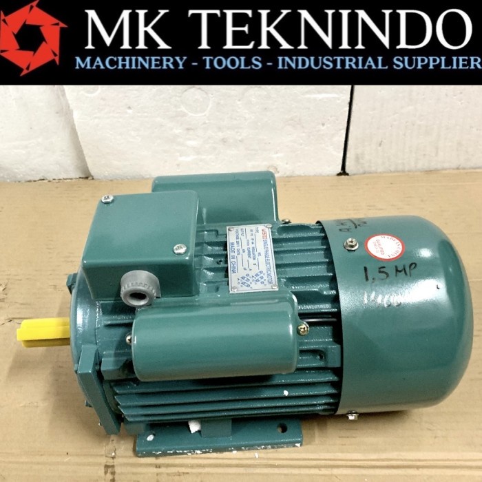 Jual Terlaris Dinamo Elektro Motor 1.5 Hp 1 Phase / Electro 1,5 Pk 4 Pole 1400 Rpm | Shopee ...