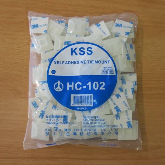 Jual KSS HC-102 kabel tie mount pengikat kabel | Shopee Indonesia