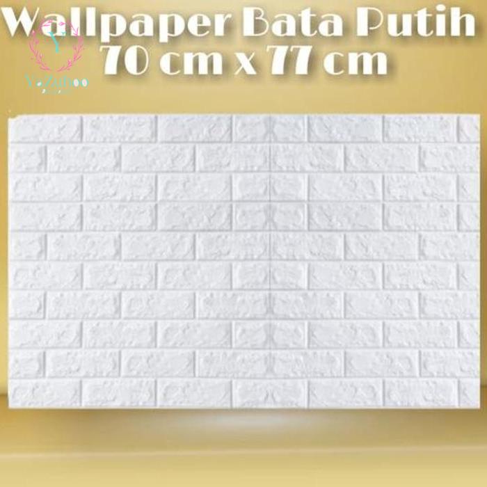 Jual Wallpaper Brick Foam Dinding Bata 3D ukuran 70 x 77 cm Wall Paper ...