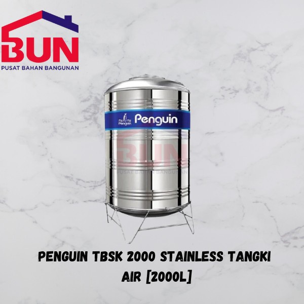 Jual Tangki Air Stainless Penguin TBSK 2000 liter - toren tandon ...