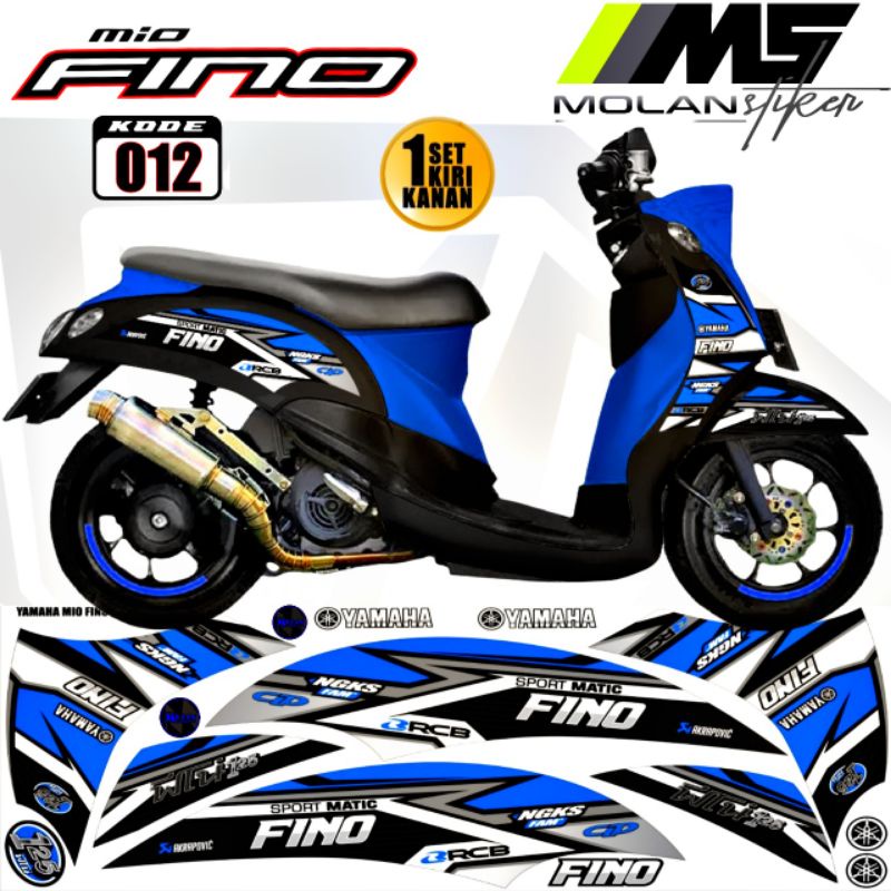Jual Decal Sticker Striping Variasi Fino Carbu / Fino 110 Karbu 2012 ...