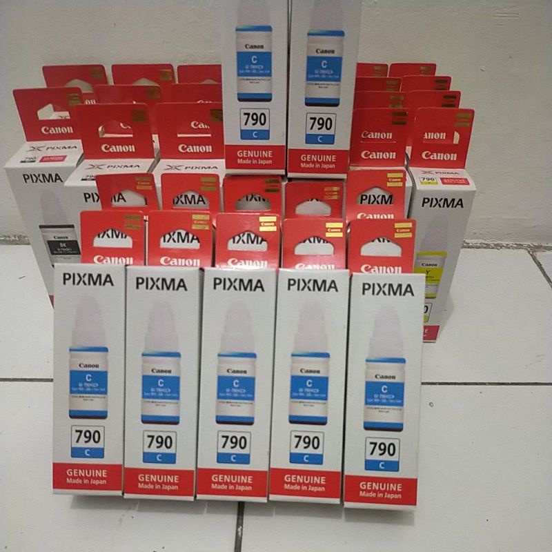Jual TINTA CANON PIXMA G-790 CYAN G1010 G2010 G1000 G2000 G3000 G4000 ...