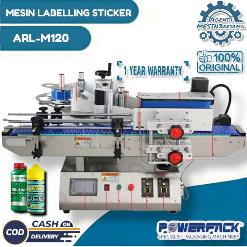 Jual Mesin Labelling Sticker Botol ARL-M120 Mesin Otomatis Tempel ...