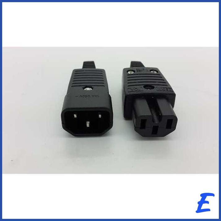 Jual PJM - SOCKET AC KOMPUTER C13 ( MALE FEMALE SEPASANG ) | Shopee Indonesia