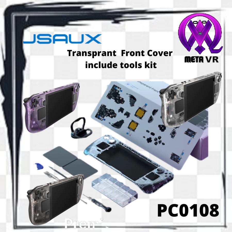 Jual JSAUX Transparent Front Plate Cover Series PC0108 Case For Steam ...