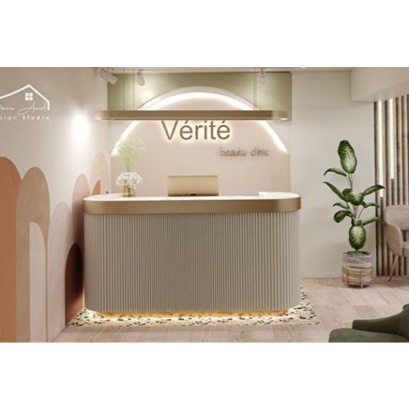 Jual meja kasir/meja teller/meja resepsionis | Shopee Indonesia