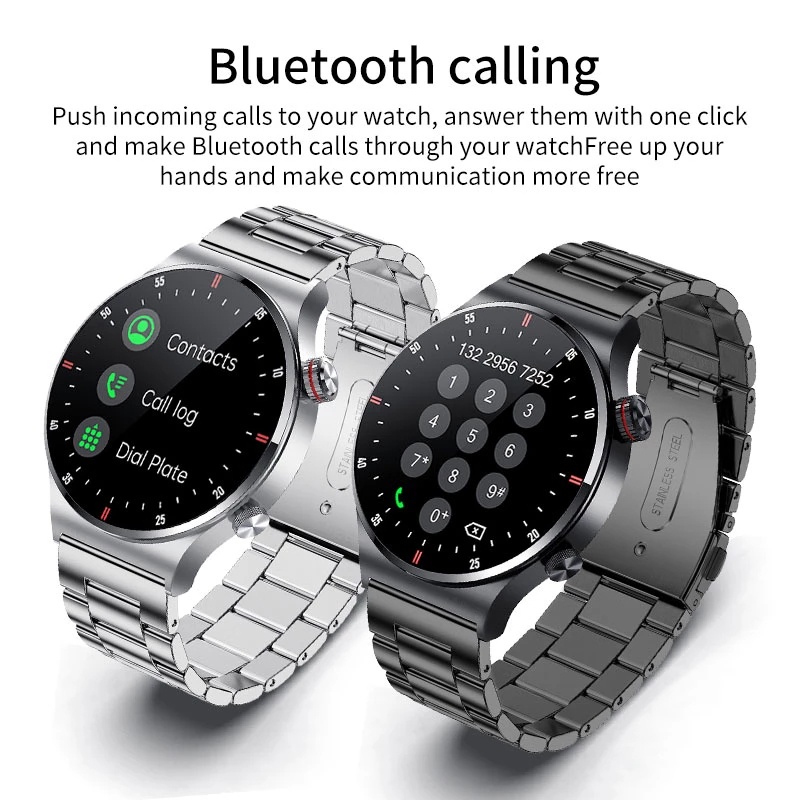 Jual LIGE Jam Tangan Pintar Pria Panggilan Bluetooth Sentuh Penuh Jam ...