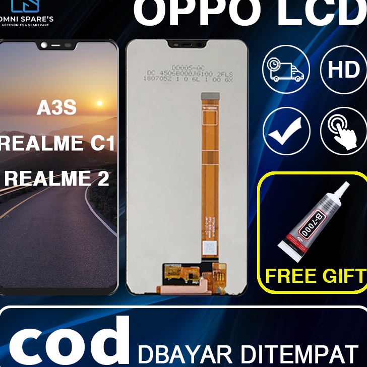 Jual PDWD2566 STAR 【ORIGINAL】LCD OPPO A3S / REALME 2 / REALME C1 FULLSET ORIGINAL TOUCHSCREEN ...