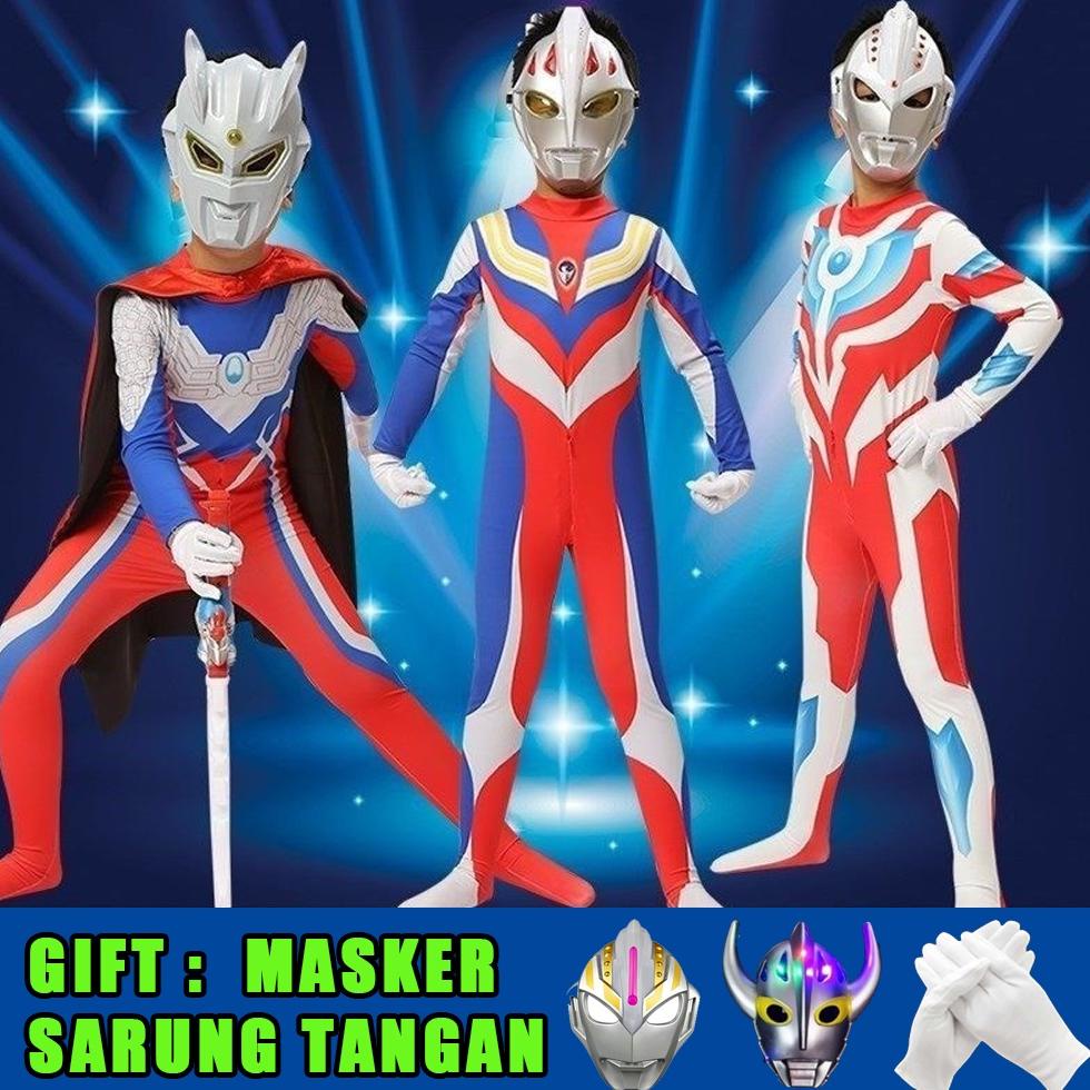 Jual Baju Kostum Anak Ultraman Power Rangers Cosplay Ultah Ulang Tahun ...