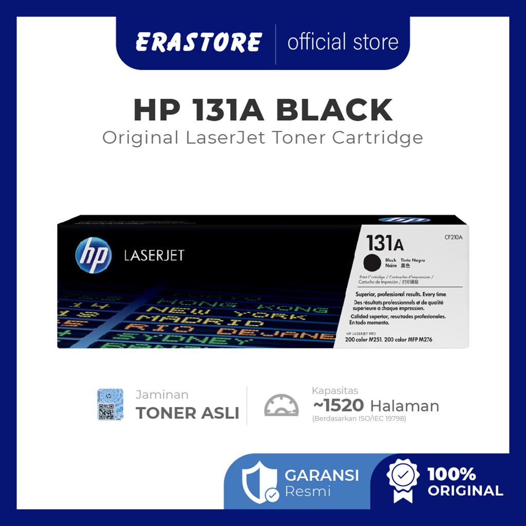 Jual HP 131A Black Original LaserJet Toner Cartridge (CF210A) | Shopee ...
