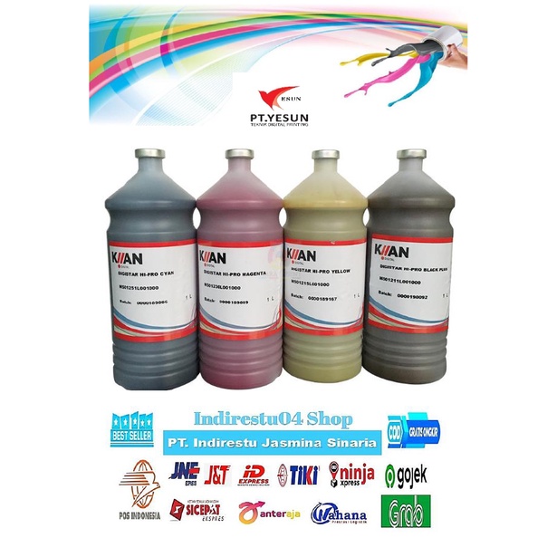 Jual Tinta Sublim / Tinta Sublimasi Kiian Hi-Pro - 1 Liter | Shopee ...