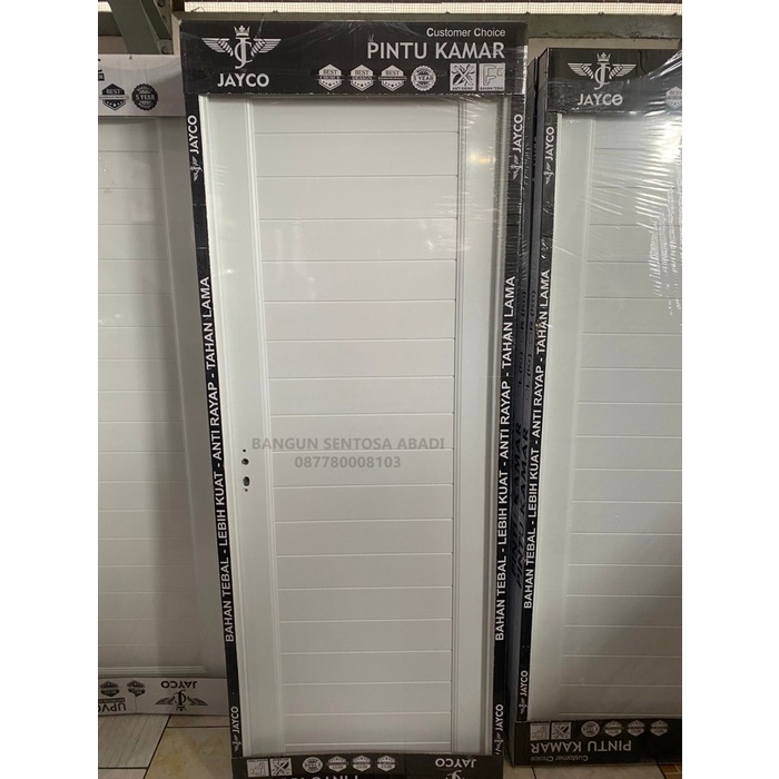 Jual PINTU KAMAR TIDUR U- PVC 80X210 + KUSEN + HANDLE / PINTU UPVC ...
