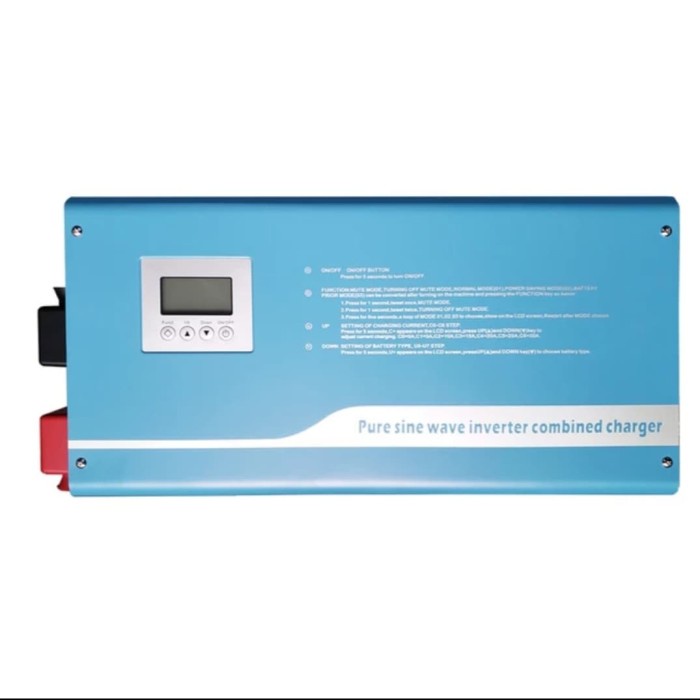 Jual Inverter Trafo low frequency 48V 5000 watt Pure Sine Wave plus ...