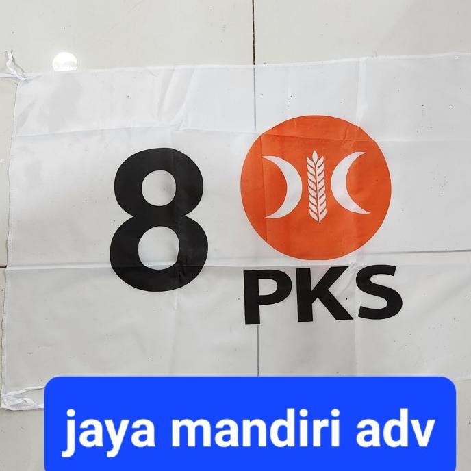 Jual bendera partai pks 60 x 90 (100pc) | Shopee Indonesia