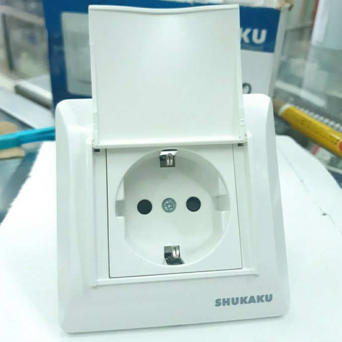 Jual Modern.. Stop Kontak Tutup SHUKAKU Stop Kontak Inbow + Cover ...