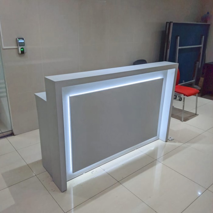 Jual Terlaris Meja Kasir / Meja Receptionist Mkr 66 | Shopee Indonesia