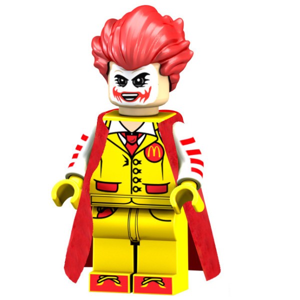 Jual DC Joker Batman Ronald McDonald's Mcd Minifig Minifigure Legos ...