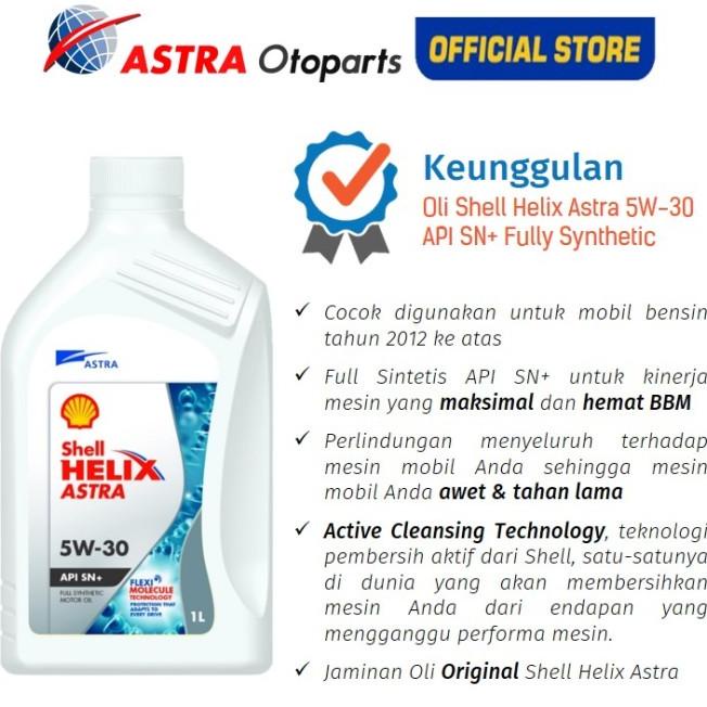 Jual Oli Mobil Shell Helix 5W-30 (4 Ltr) + Free Ganti Oli Di Tempat ...