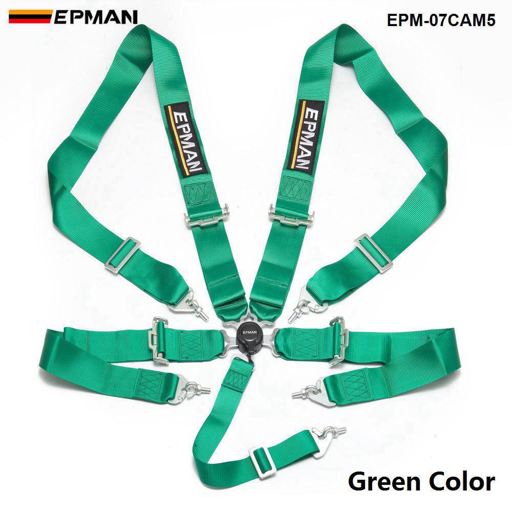 Jual Epman Universal 5 Point 3" Camblock Quick Release Racing Seat Belt ...