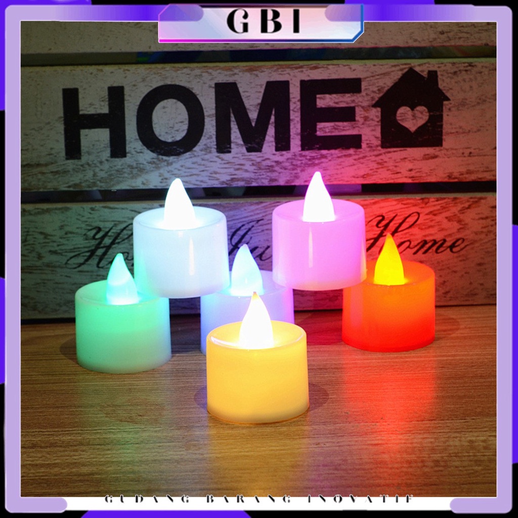 Jual GBI Lilin Led Mini Candle Light Lamp Dekorasi Kamar Tidur Rumah ...