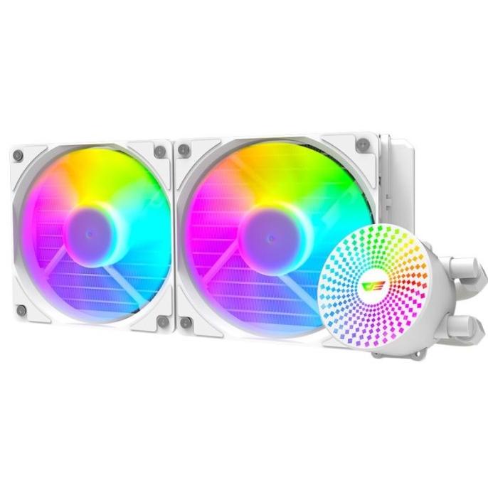 Jual DarkFlash DC240 / DC 240 ARGB 240mm AIO Liquid Cooler - WHITE ...