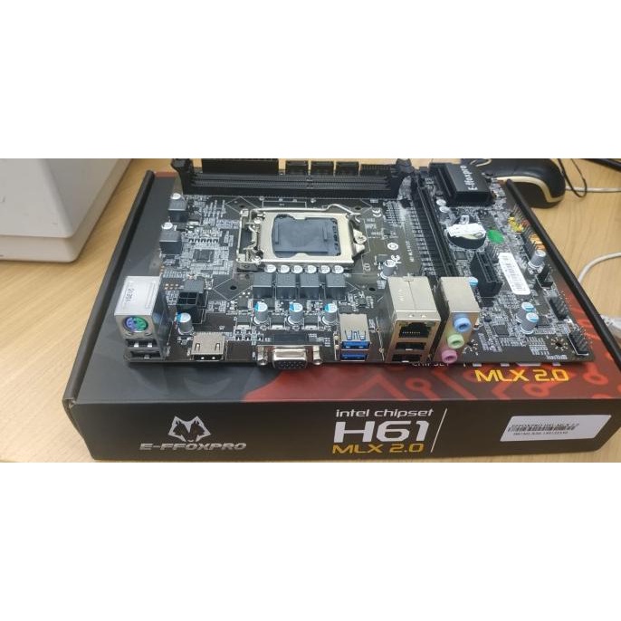 Jual E-FFOXPRO / EFFOXPRO H61 MLX 2.0 (Socket Intel 1155) | Shopee ...
