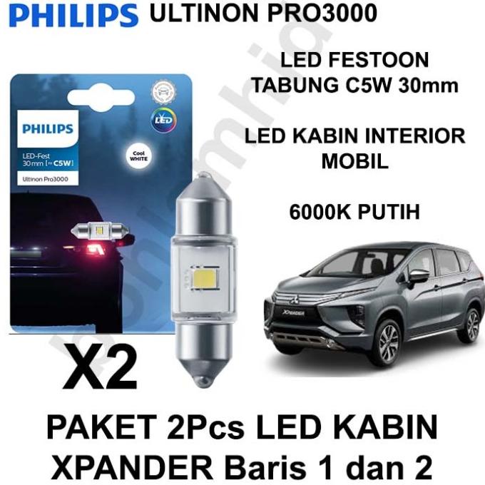 Jual New Paket Led Kabin Philips Xpander 2Pcs Led Lampu Kabin Ultinon ...