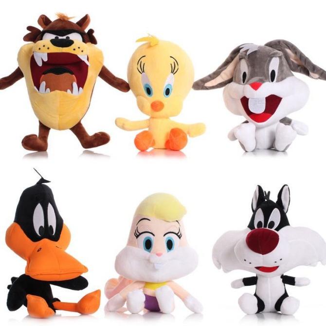 Jual Boneka Looney Tunes Bugs Bunny Tweety Bird Coyote Daffy Duck YES ...