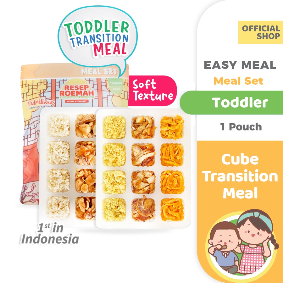 Jual Resep Roemah Toddler Transition Meal Set / Frozen Set Menu Transisi Toddler / Soft Texture ...