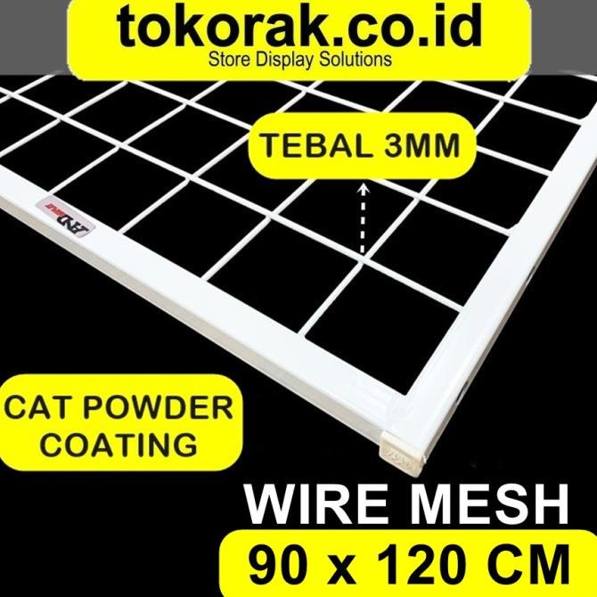 Jual WIRE GRID MESH 90 X 120 CM - KAWAT JARING KOTAK - RAM DINDING ...