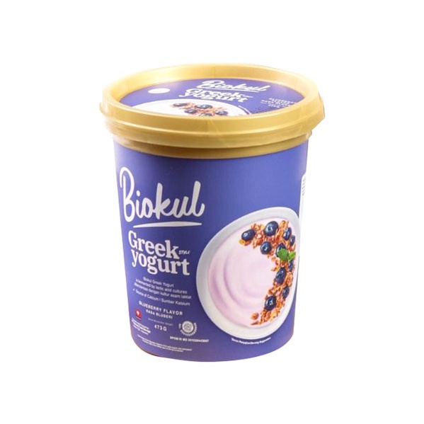 Jual Biokul Greek Yogurt Blueberry 473 Gr Yogurt Shopee Indonesia
