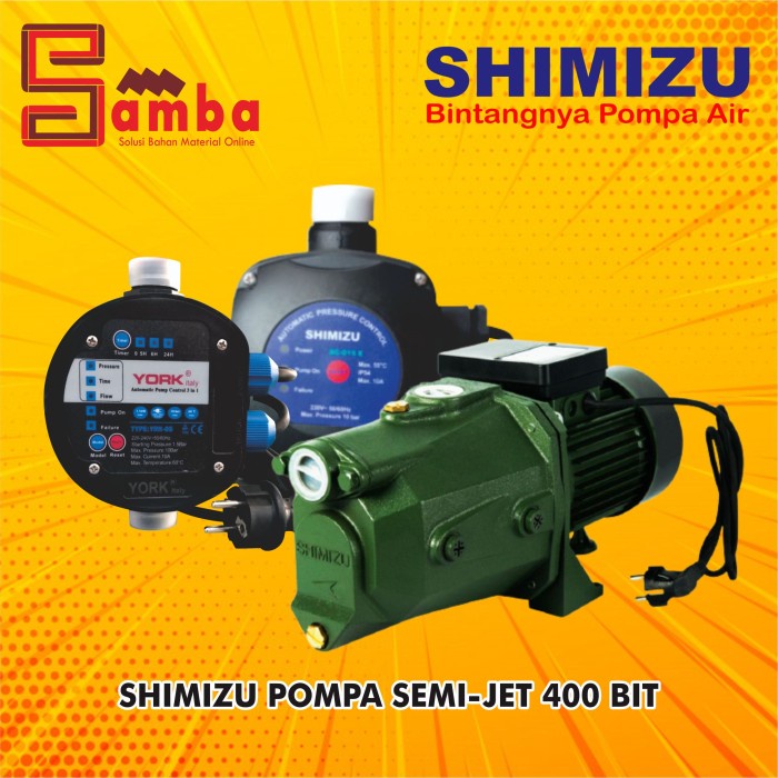 Jual SHIMIZU JET 400 BIT POMPA AIR SUMUR DANGKAL SEMI JET 400 BIT | Shopee Indonesia