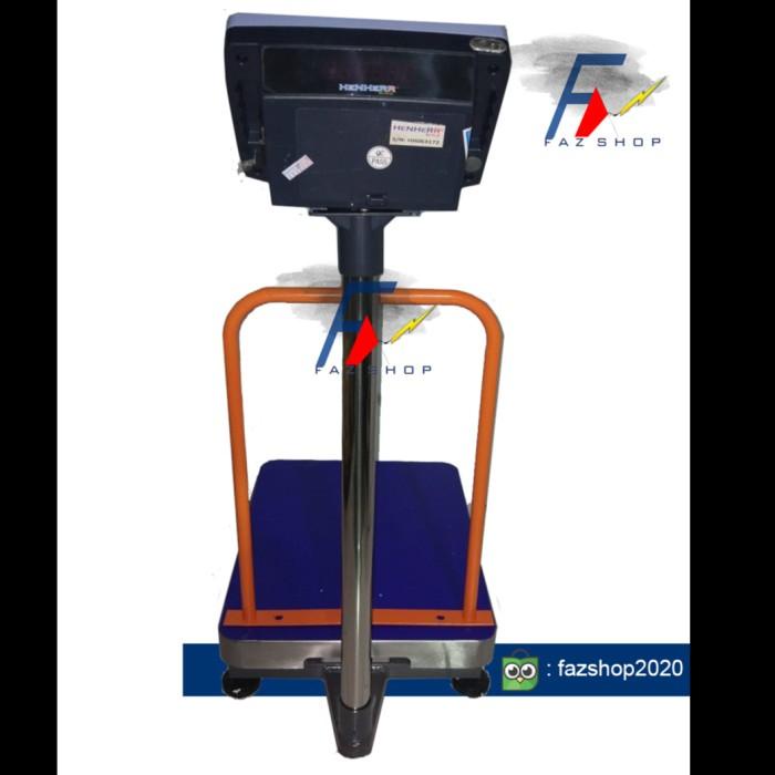 Jual Timbangan Duduk Digital Henherr Stainless 150Kg / Double Display ...