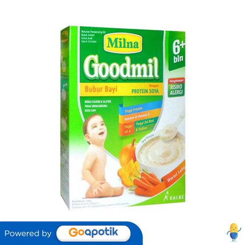 Jual Milna Goodmil Bubuk Instan Untuk Bayi 6 Bulan Ke Atas Rasa Wortel ...