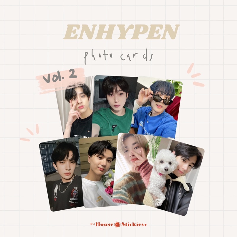 Jual ENHA Unofficial Photocard Boyfie Selca Vol 2 | Shopee Indonesia
