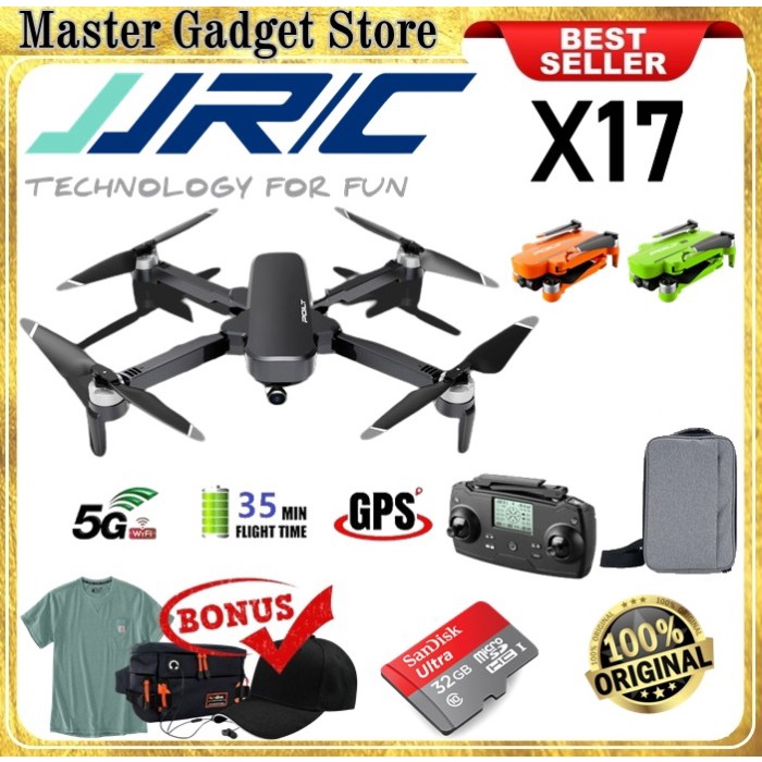 Jual RC DRONE JJRC X17 6K CAMERA 5G WIFI FPV 2 AXS GIMBAL F11 4K PRO ...