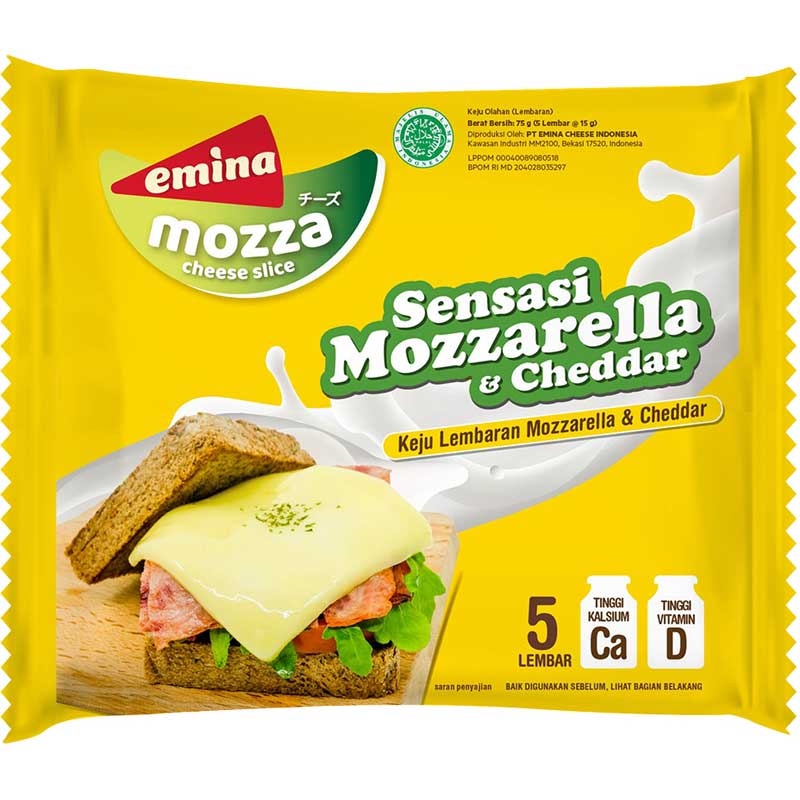 Jual emina Slice Cheese Mozza 5 x 15 g | Shopee Indonesia