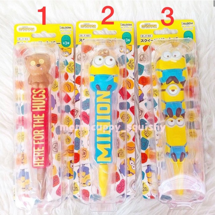 Jual Hadir Promo Squishy Licensed Minion Squishy Pen By Ibloom ...