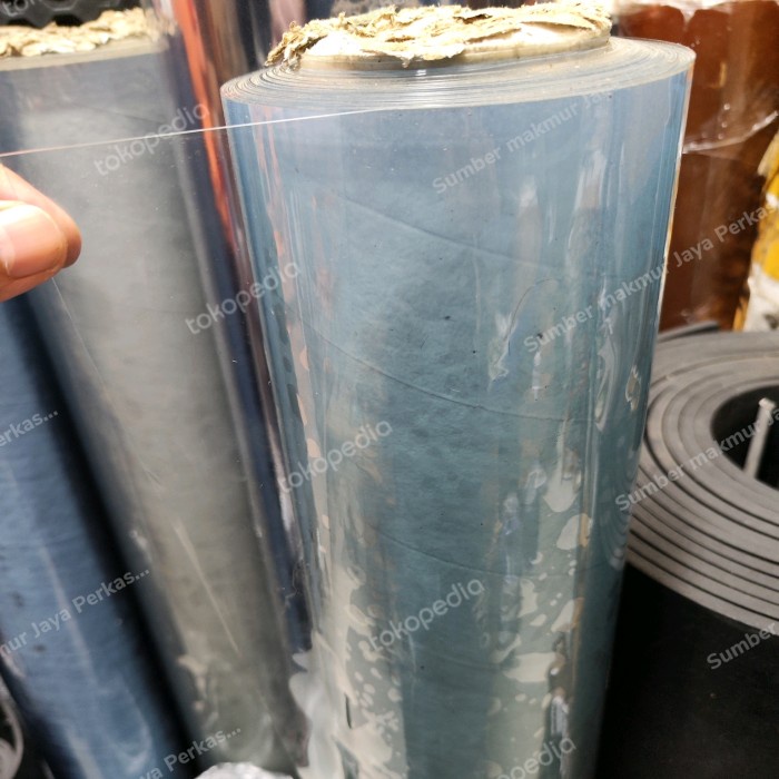 Jual Plastik Taplak Meja ( Alas Meja PVC Transparan ) 1mm x 120cm x ...