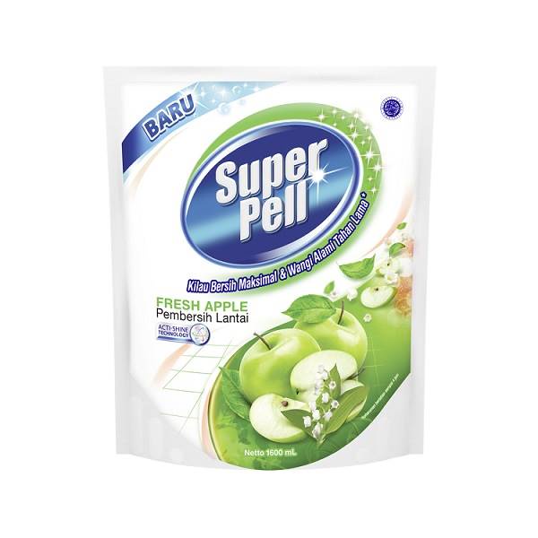 Jual SUPERPELL GREEN REFILL 1600 ML - PEMBERSIH LANTAI | Shopee Indonesia