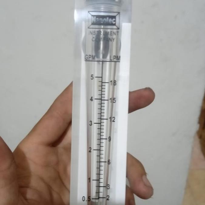 Jual Flowmeter Ro Atau Rotameter Ro Panel 5 Gpm | Shopee Indonesia