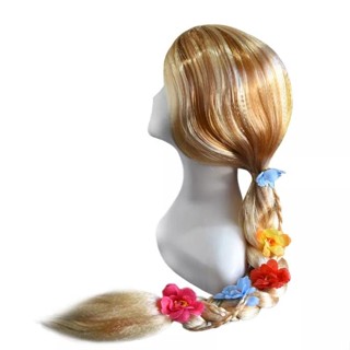 Jual Kostum Rapunzel Rambut Kepang Wig Princess Rapunzel | Shopee Indonesia