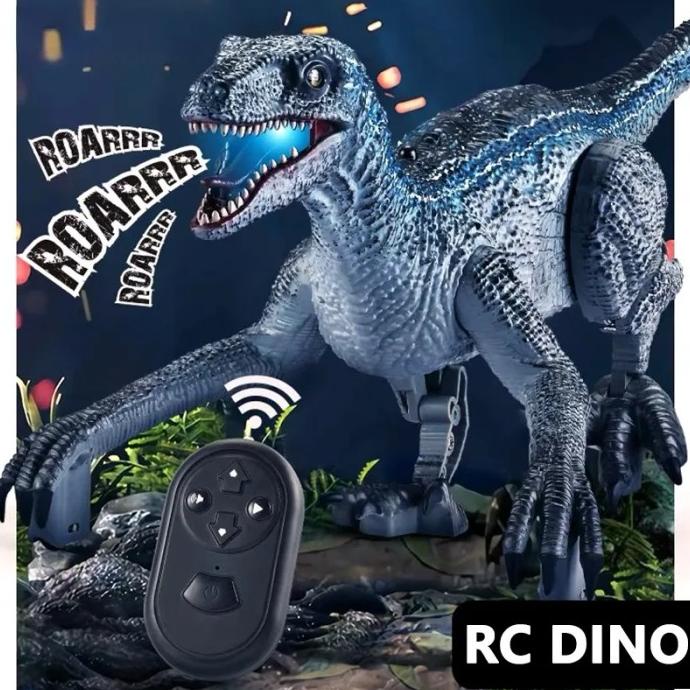 Jual RC DINO / DINOSAURUS VELOCIRAPTOR MAINAN REMOTE CONTROL ROBOT ...