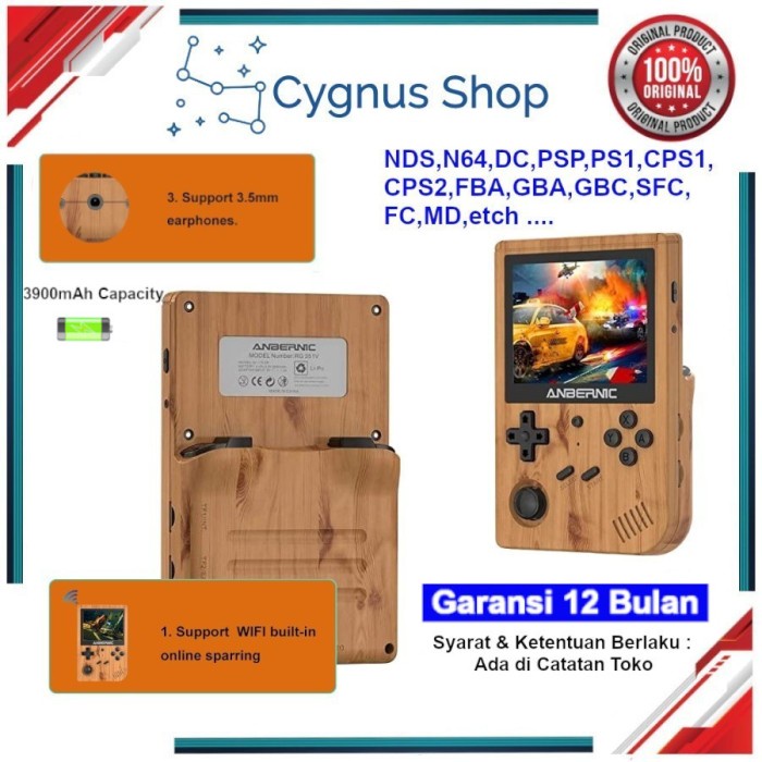 Jual Anbernic Rg351v Handheld Retro Game Console Open Source Linux 3 5