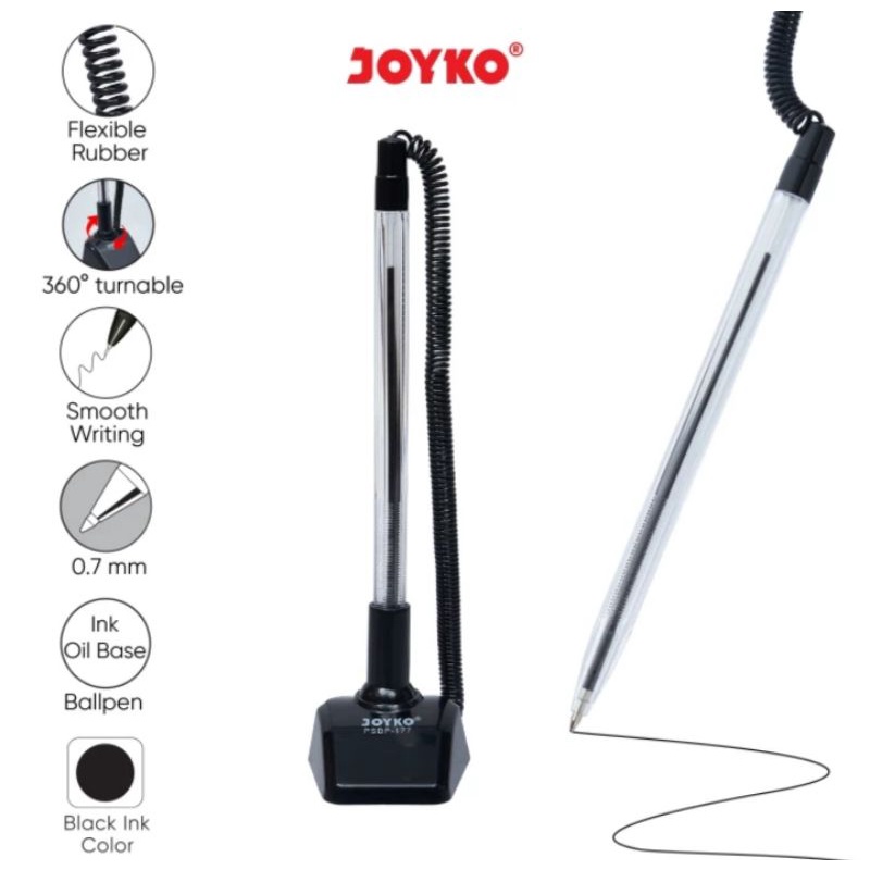 Jual Pulpen Meja spiral joyko table pen ballpoint | Shopee Indonesia